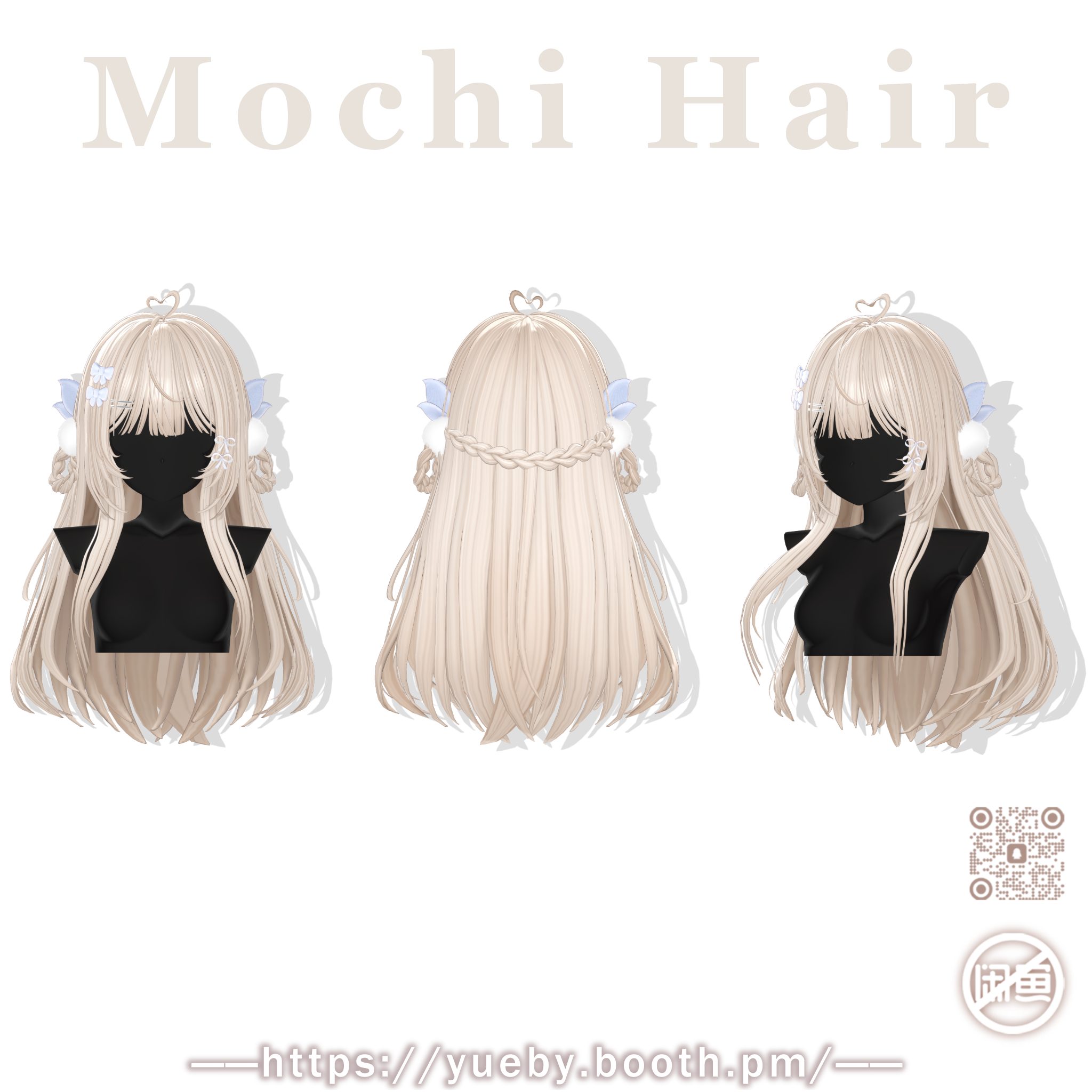 𝟏𝟖 𝑨𝒗𝒂𝒕𝒂𝒓𝒔 | 🎀 𝑴𝒐𝒄𝒉𝒊 𝑯𝒂𝒊𝒓 - YM STORE - BOOTH