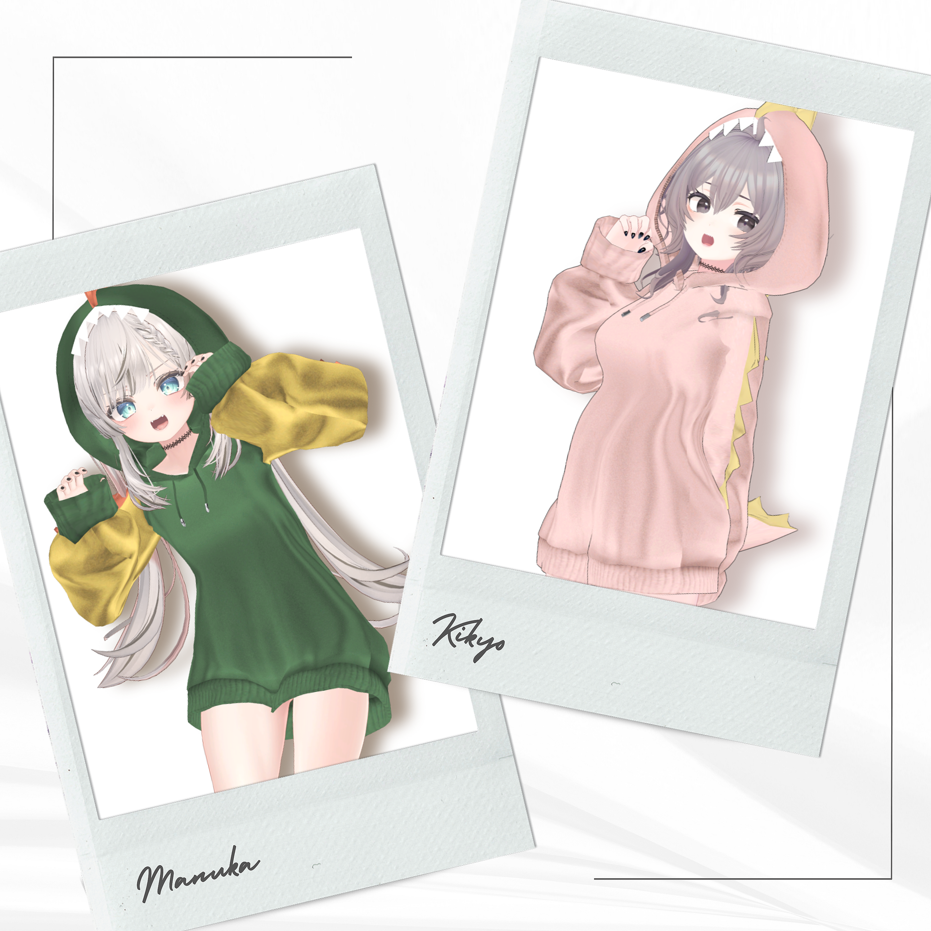 【7アバター対応】恐竜パーカー -Dinosaur Hoodie-【VRChat向け衣装モデル】 - ALICE - BOOTH