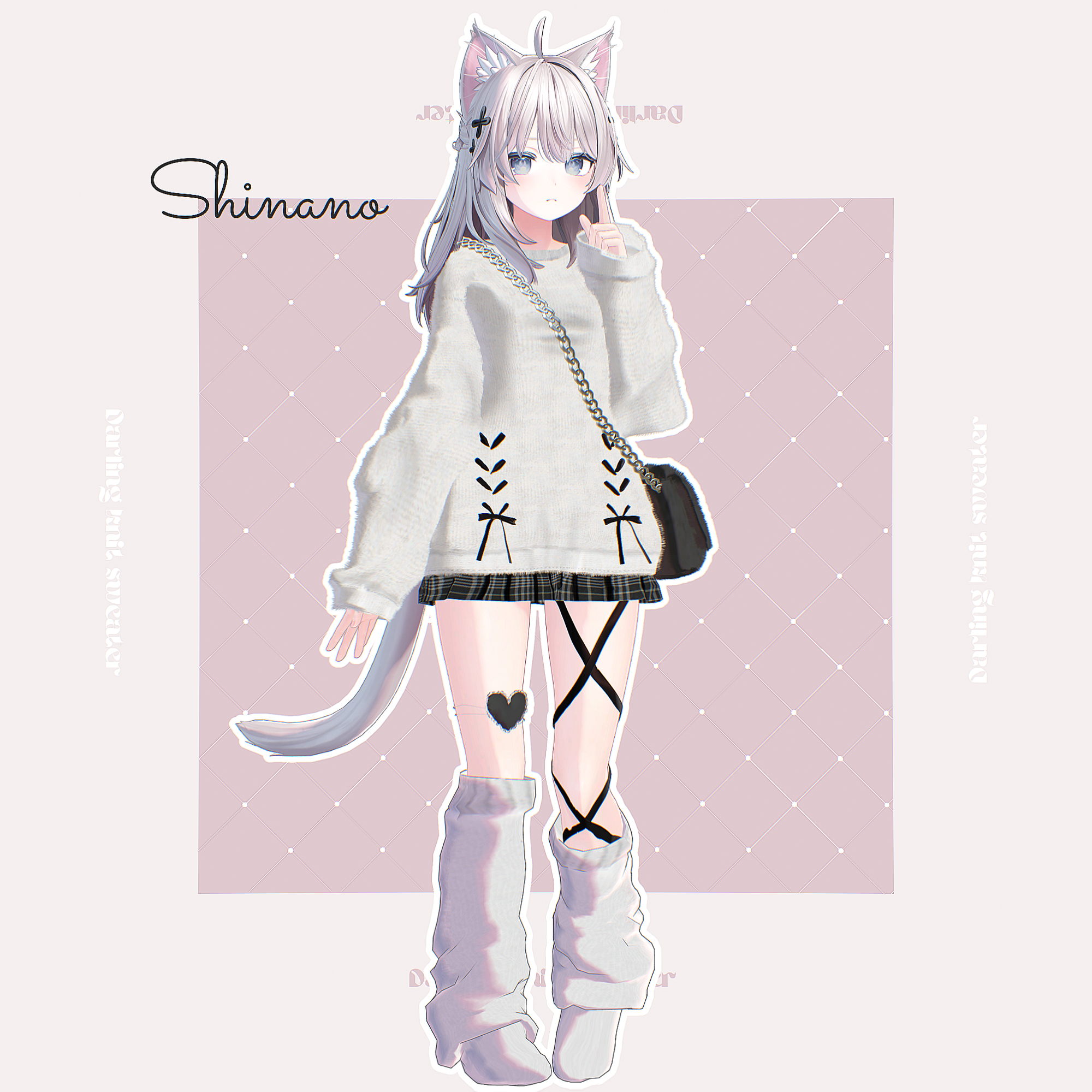 【10アバター対応】Darling knit sweater -だーりんにっと-【VRChat向け衣装モデル】 - ALICE - BOOTH