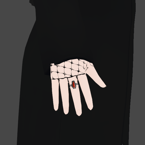 Vroid FREE Coffin Gem Ring (Comes in 10 colors) - digighost - BOOTH