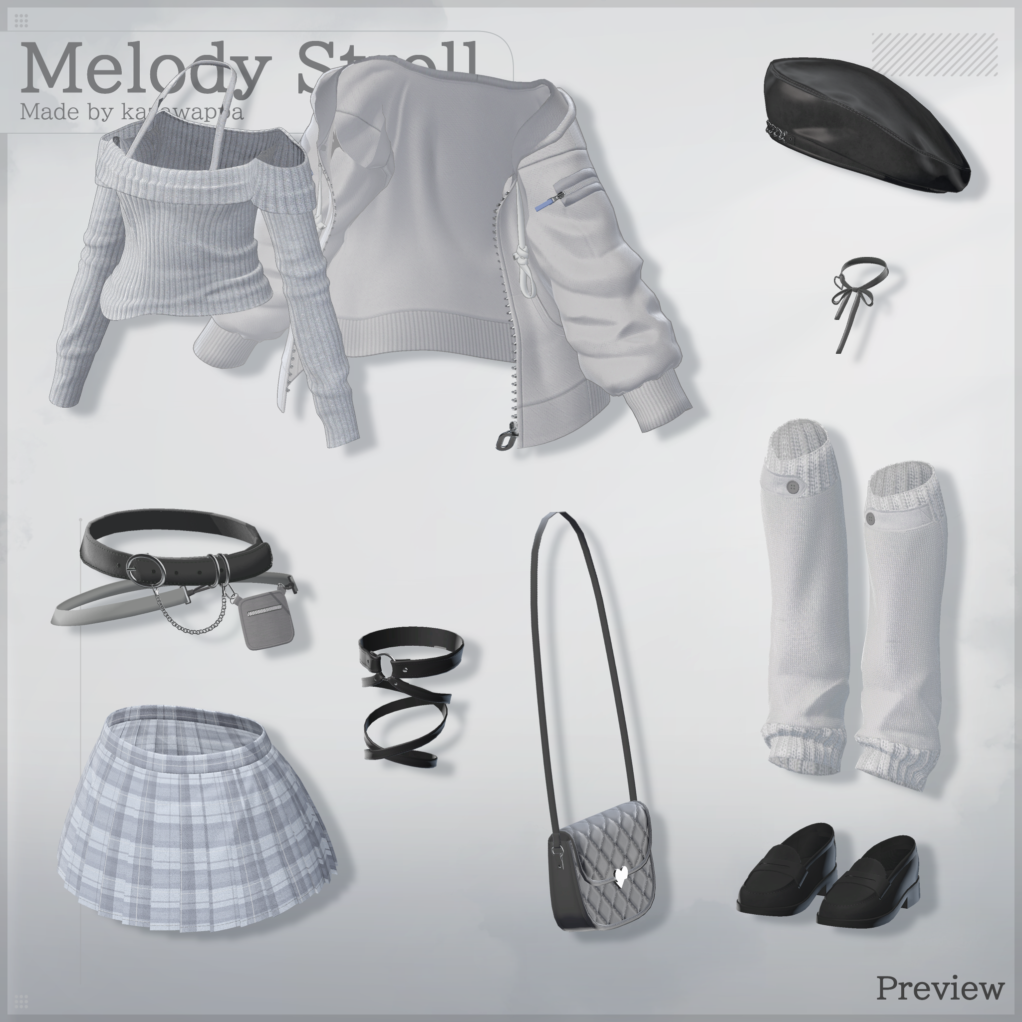 【10アバター対応】Melody Stroll - KAZA Studio - BOOTH