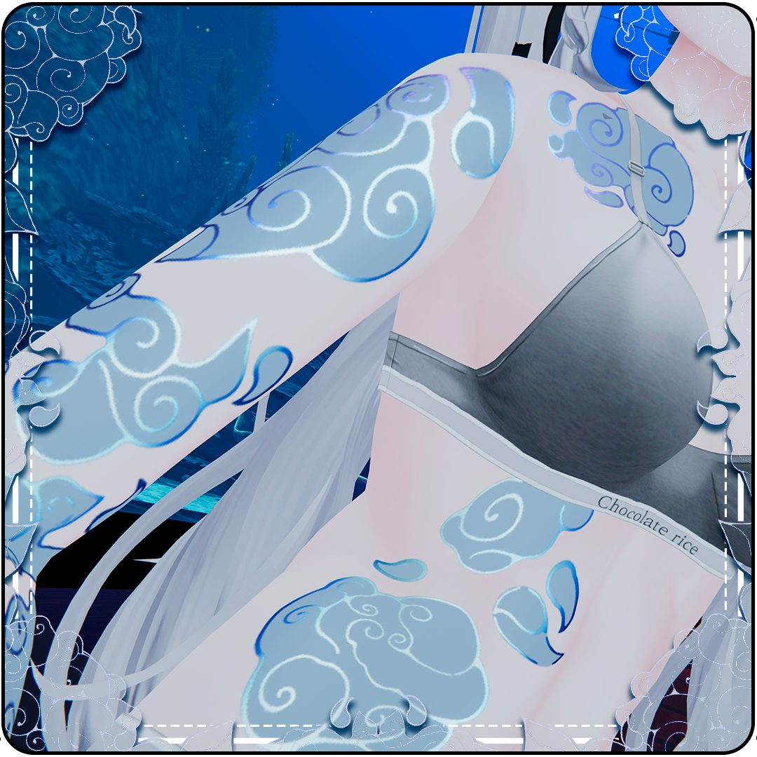 Texture for Sio avatar of Jinx's tatto Sioの身体のテクスチャーJINX - nellyshop - BOOTH