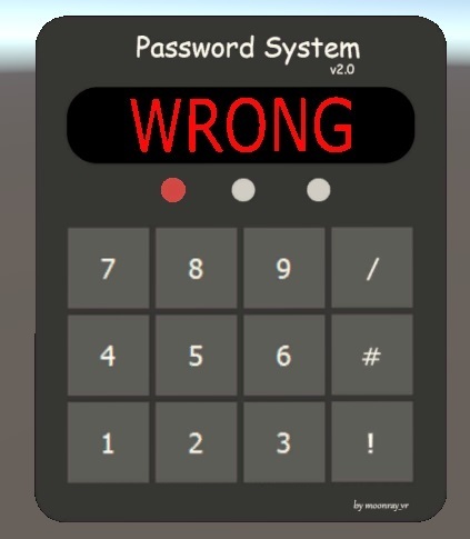 Password System for VRchat - Moonray_Store - BOOTH