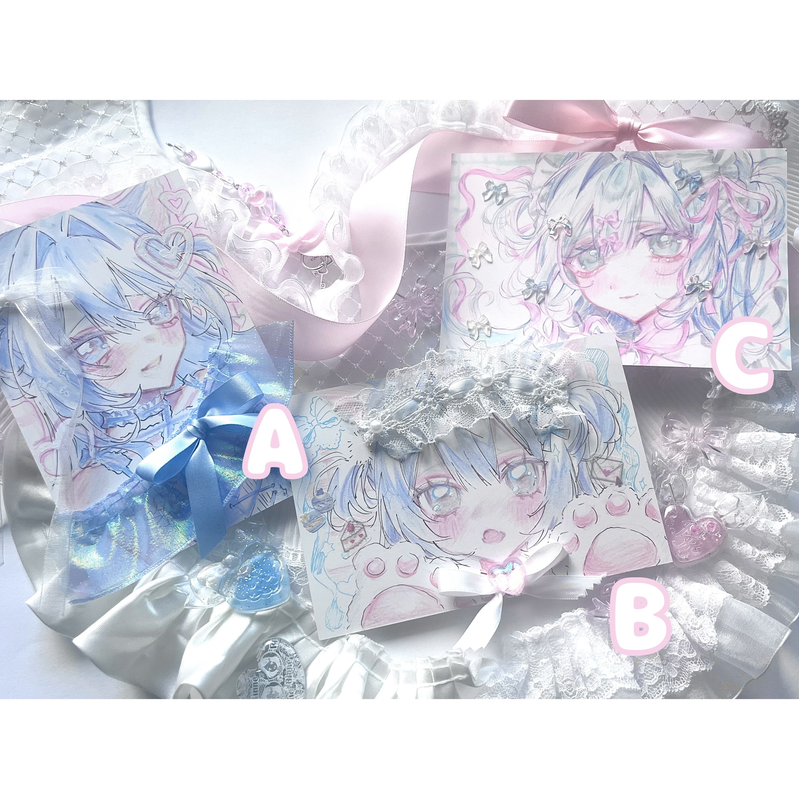 【21日(金)21時~販売開始】🫧原画販売🫧 - 𝘚𝘶𝘨𝘦𝘳 𝘊𝘩𝘦𝘭𝘰𝘷𝘦 - BOOTH