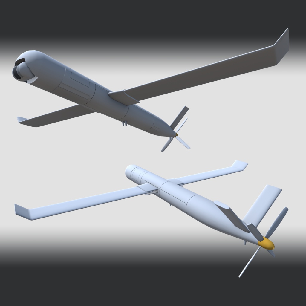 TA-1 SkyWatcher ReconUAV 無人航空機(ドローン) (VRC想定3Dモデル) - 一九三九製作所/桜雪航空制作部 - BOOTH