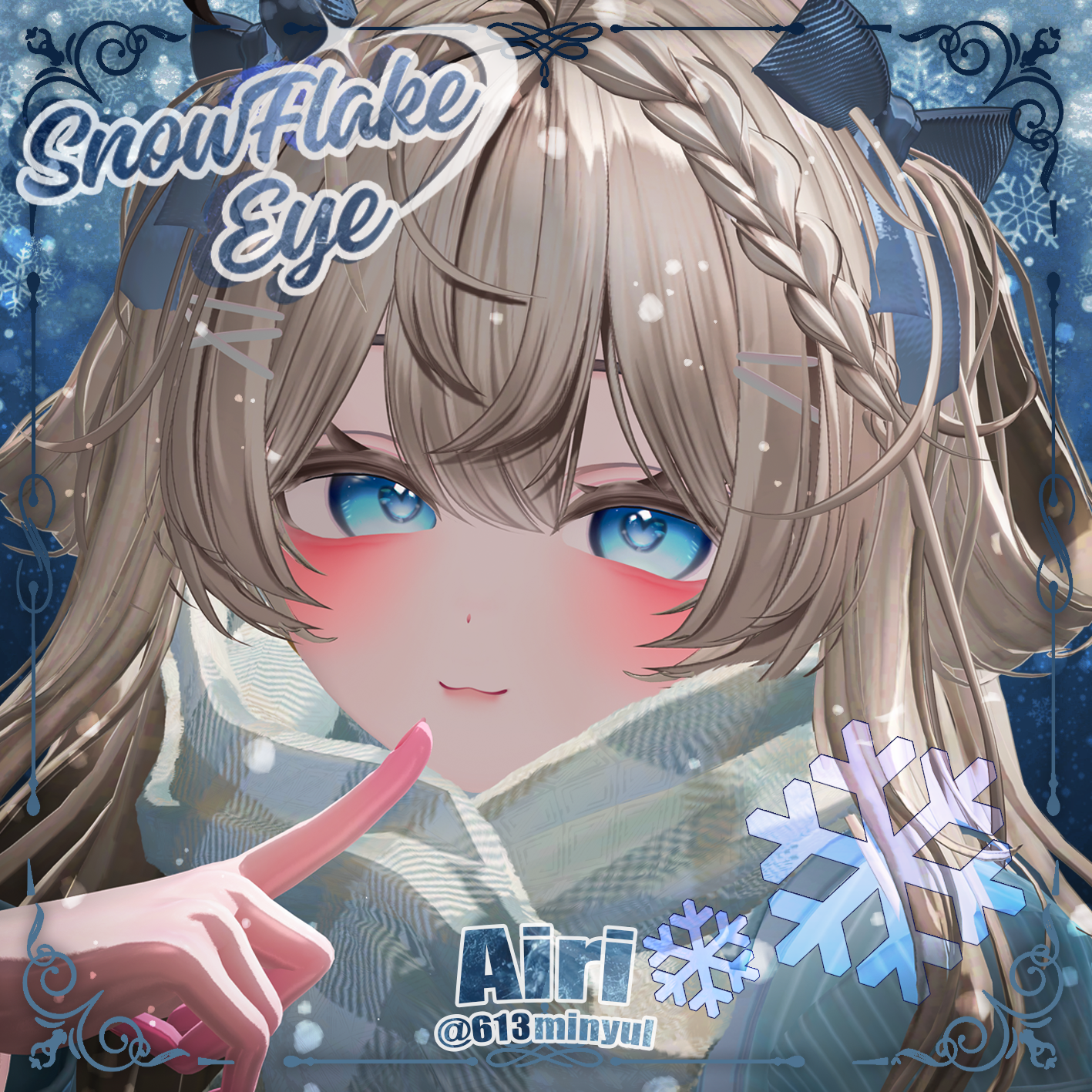 White Day Big Sale!! _ 【 12 Avatars 】 Snowflake Eye Textures _ 28 Color ...