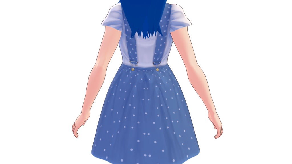 Vroid Overall Dress Texture - pepperer823 - BOOTH