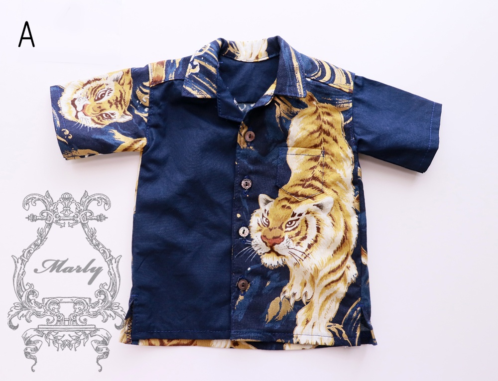 ドールSD17サイズ 虎柄アロハシャツA - 暁屋 Marly - BOOTH