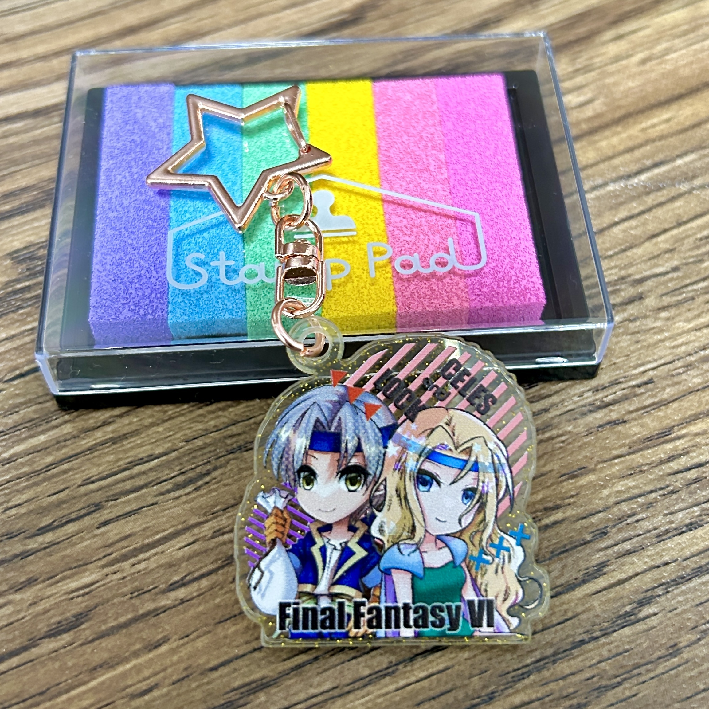 FF6ロック&セリスアクリルキーホルダー - 眉猫本舗 - BOOTH