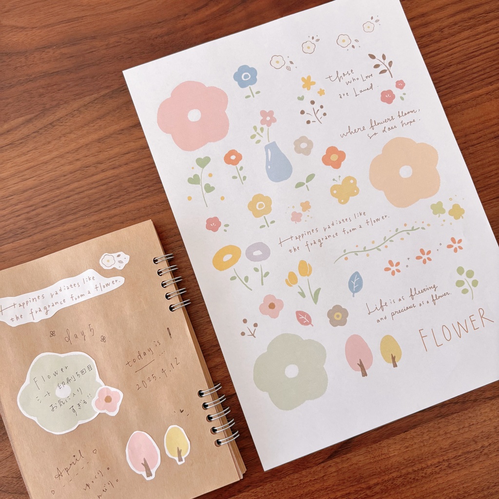 コラージュ素材【お花シート】 - sui's shop - BOOTH