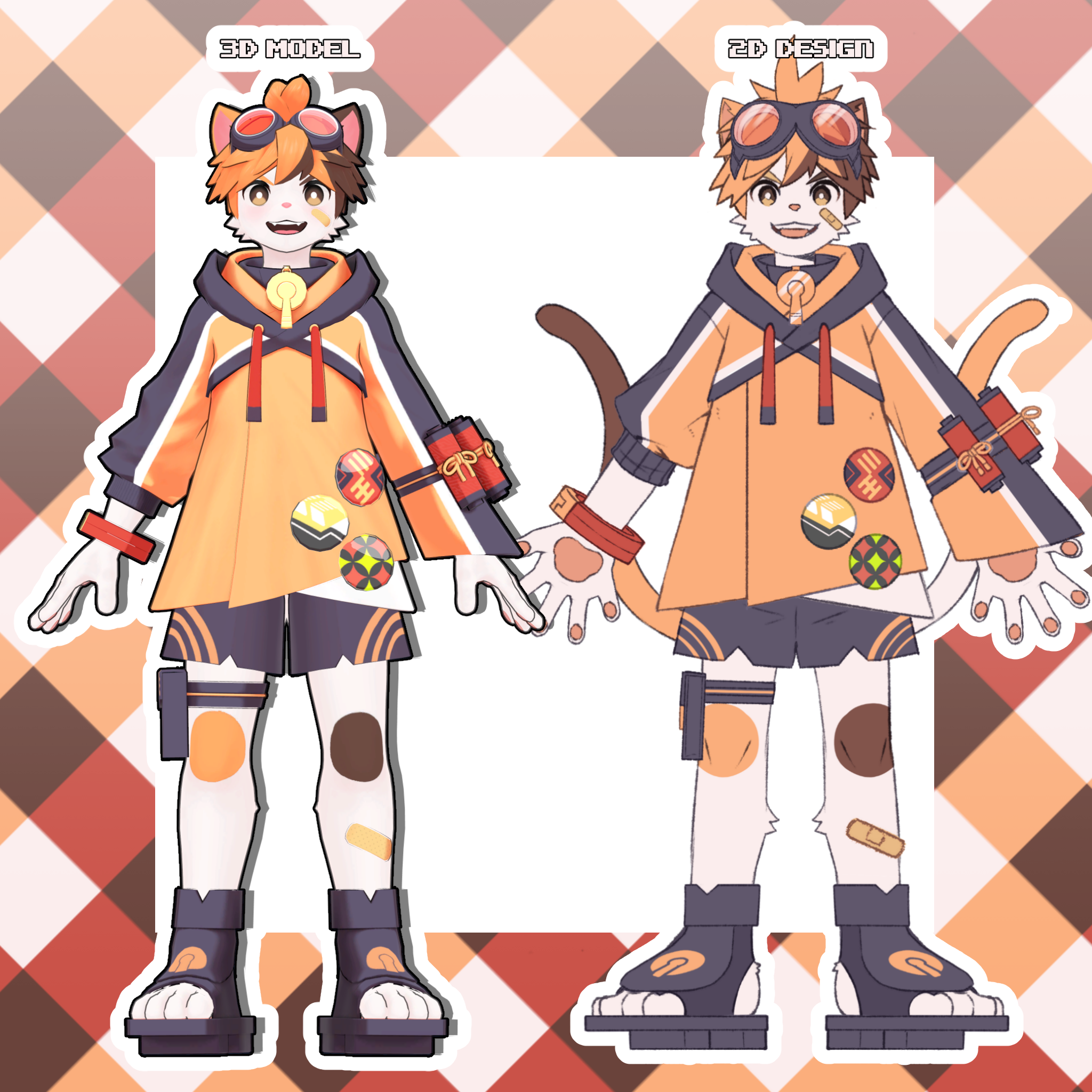 ミケマル/MIKEMARU/ VRChat Avatar 3D Model - 三毛屋 - BOOTH