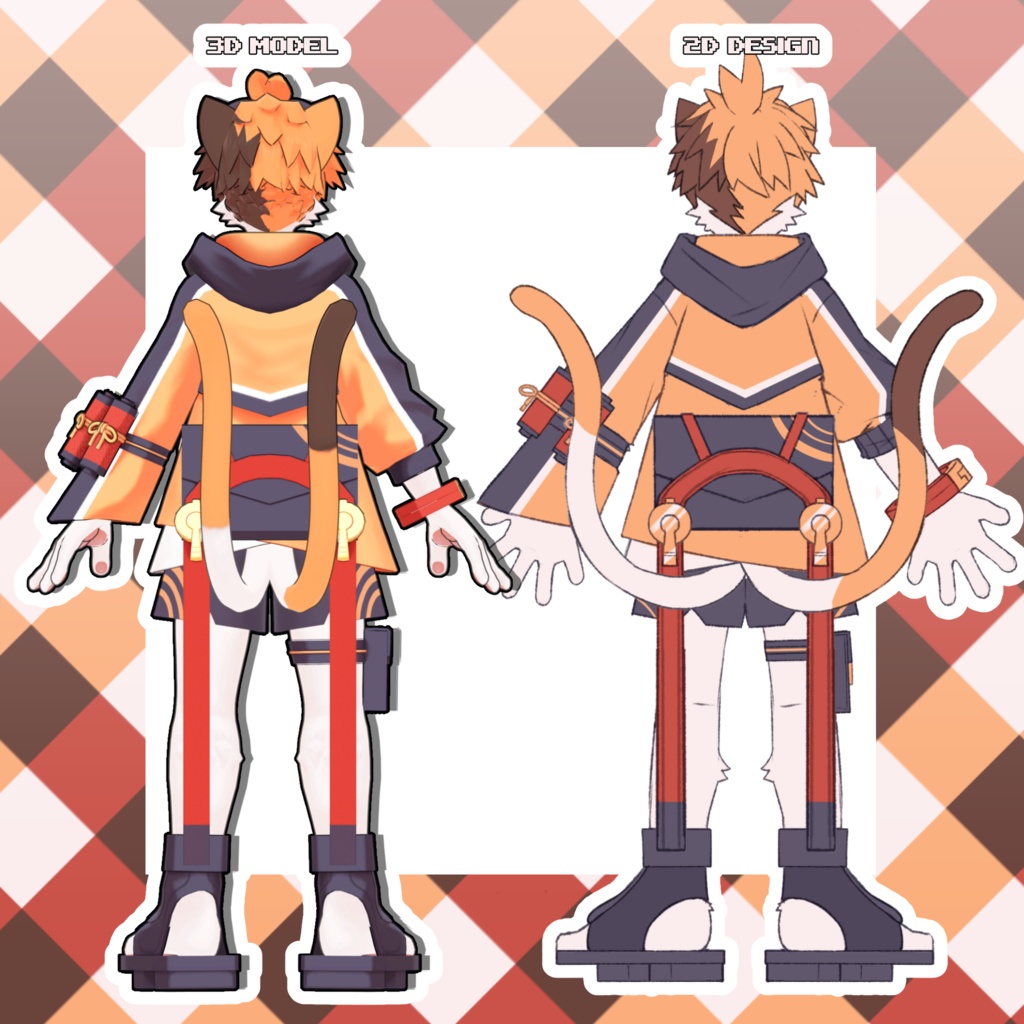 ミケマル/MIKEMARU/ VRChat Avatar 3D Model - 三毛屋 - BOOTH