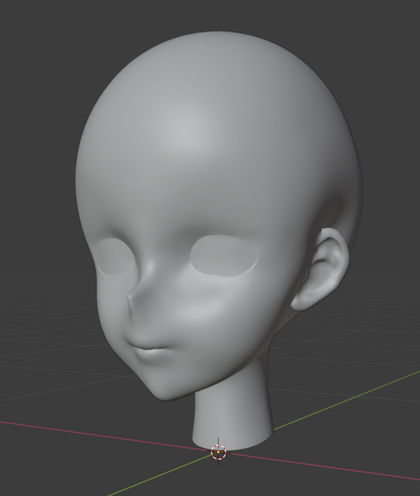【無料】アニメ調の顔のリトポロジー - Stylized head retopology in Blender - YUU_CG - BOOTH