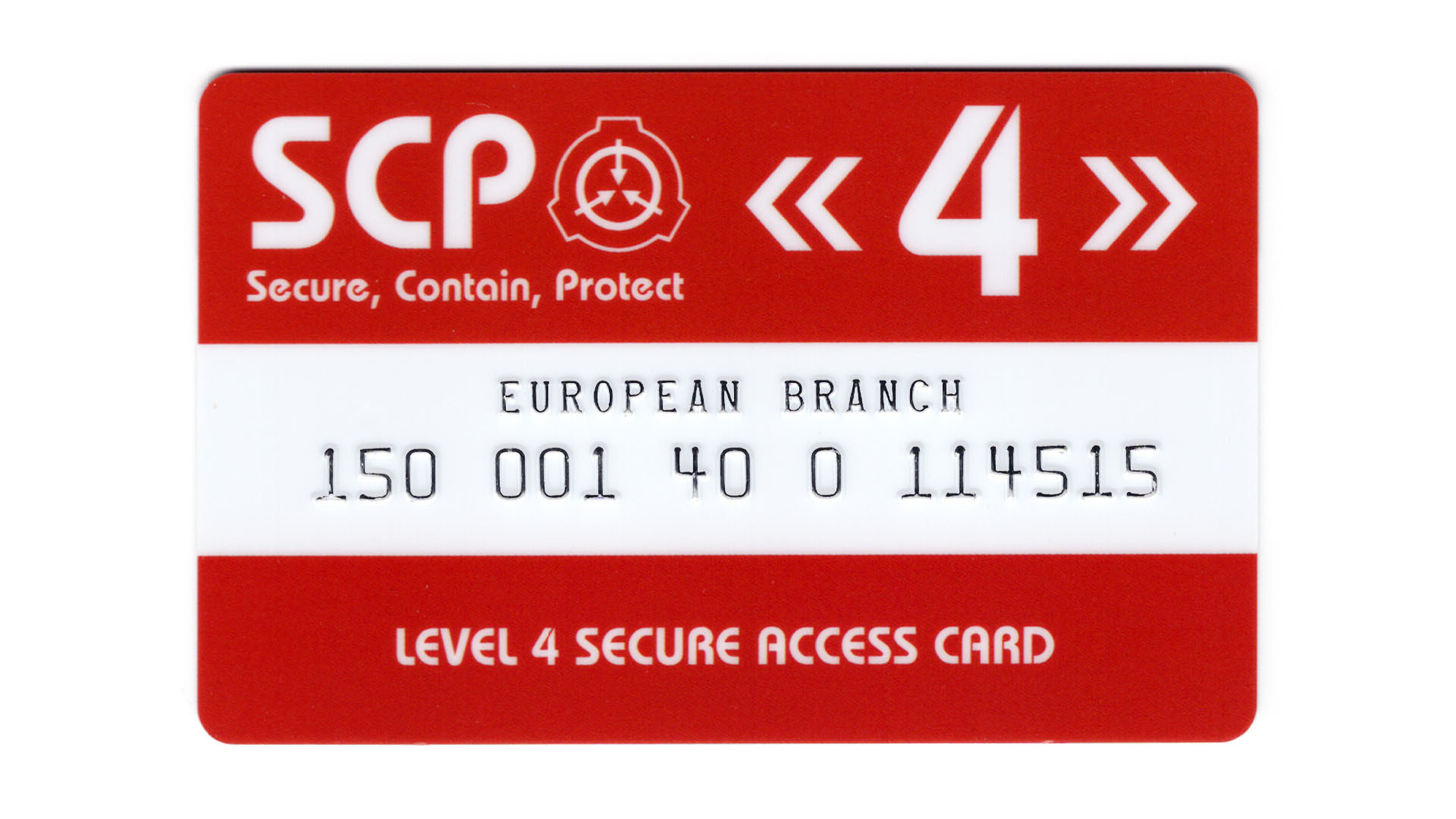 SCP財団 認証カード - ほくしん堂 - BOOTH