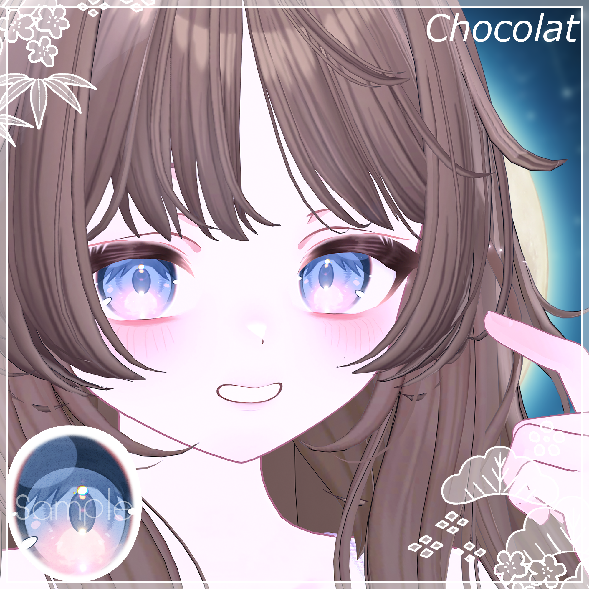 [17アバター対応]🌕Tsukimi eye texture🌕 - Dear.me - BOOTH