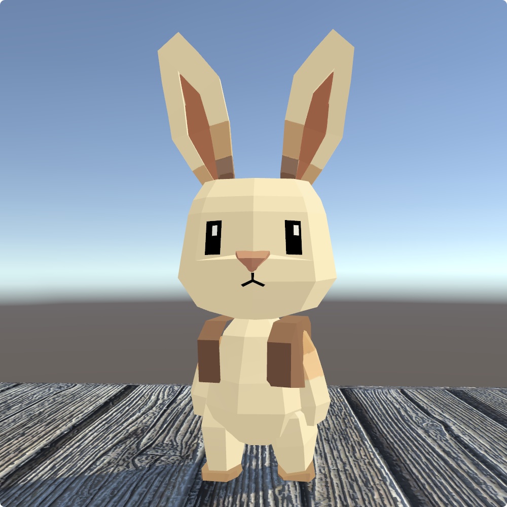 【VRChat向けモデル】ピクセルラビット / Pixel Rabbit - Studio NKY - BOOTH