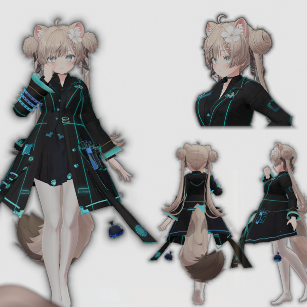 【VRChat用着せ替え衣装】感情被検体 ~Lab Coat α~ - Lily Bloomary(リリィブルーマリー) - BOOTH