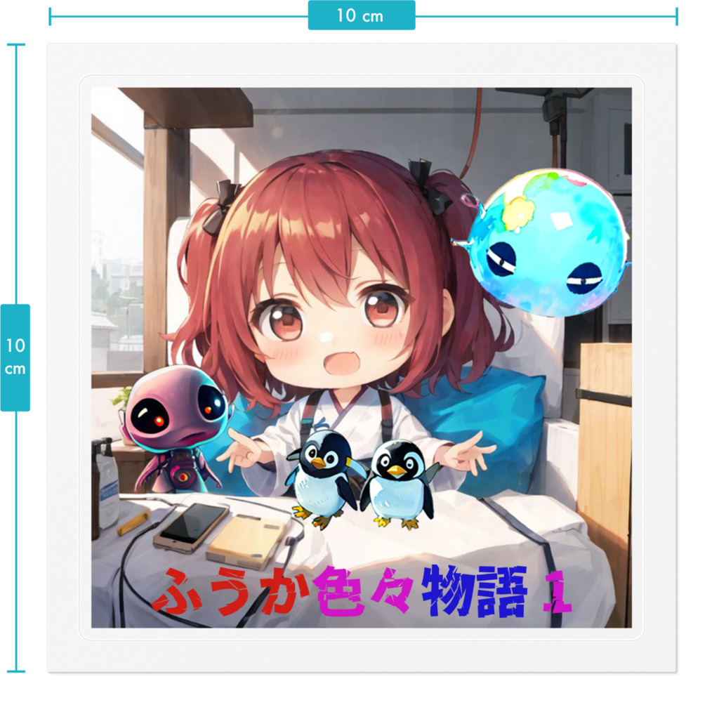 ふうか色々物語1 ステッカー - JUN - BOOTH