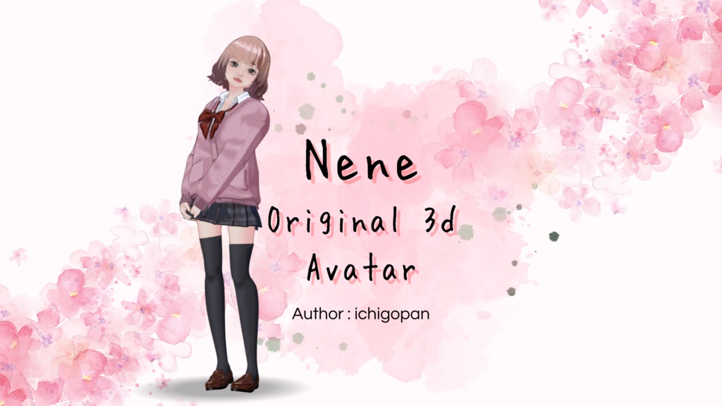 【オリジナル3Dモデル】Nene / ねね - ichigopan - BOOTH