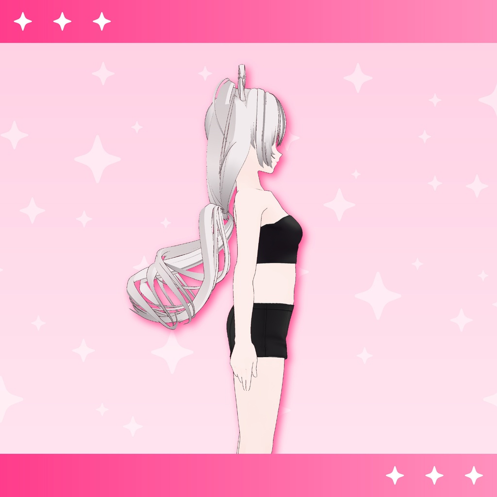 [VRoid] Twin tails Hair / 髪型 カールツインテール - Kupopo Shop - BOOTH