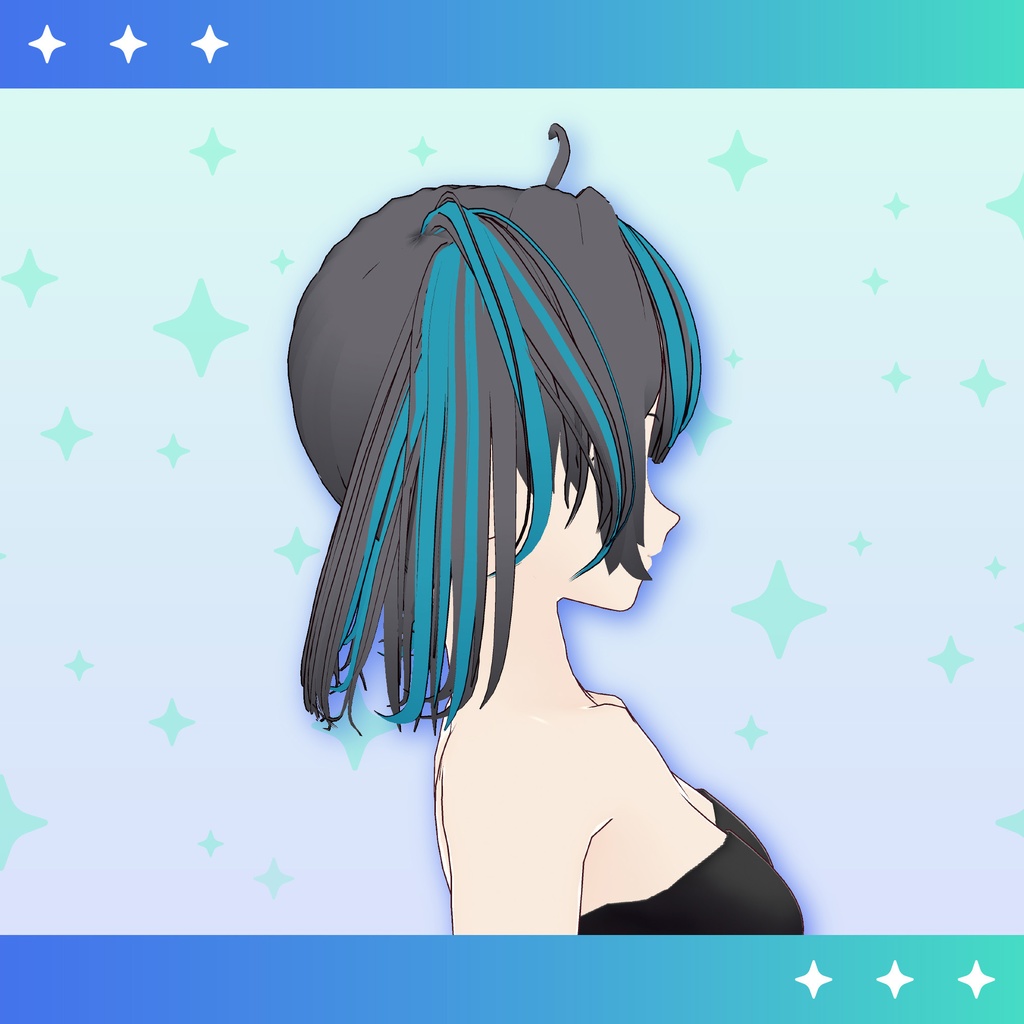 [VRoid] Twin tails Hair / 髪型 レイヤー ツインテール - Kupopo Shop - BOOTH