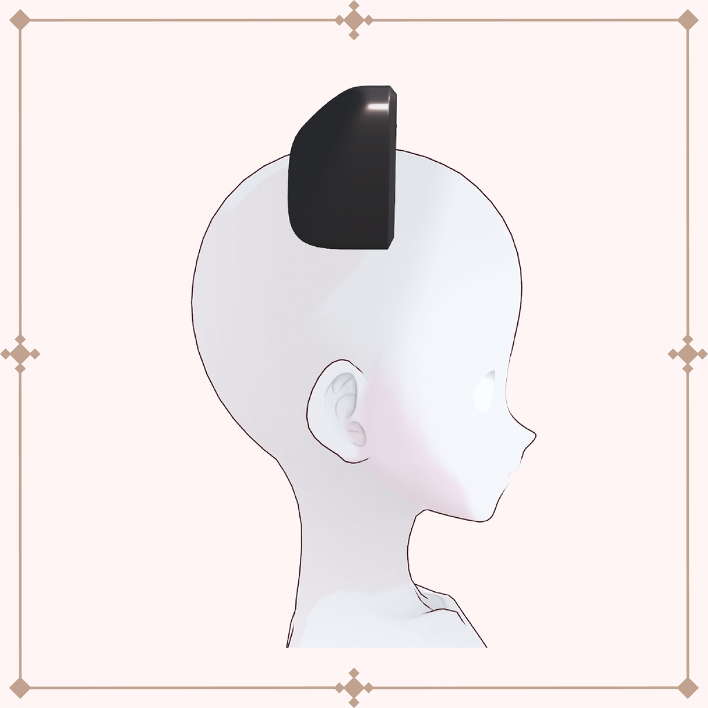 Cyber cat ears / サイバー猫耳 [VRoid] - Kupopo Shop - BOOTH