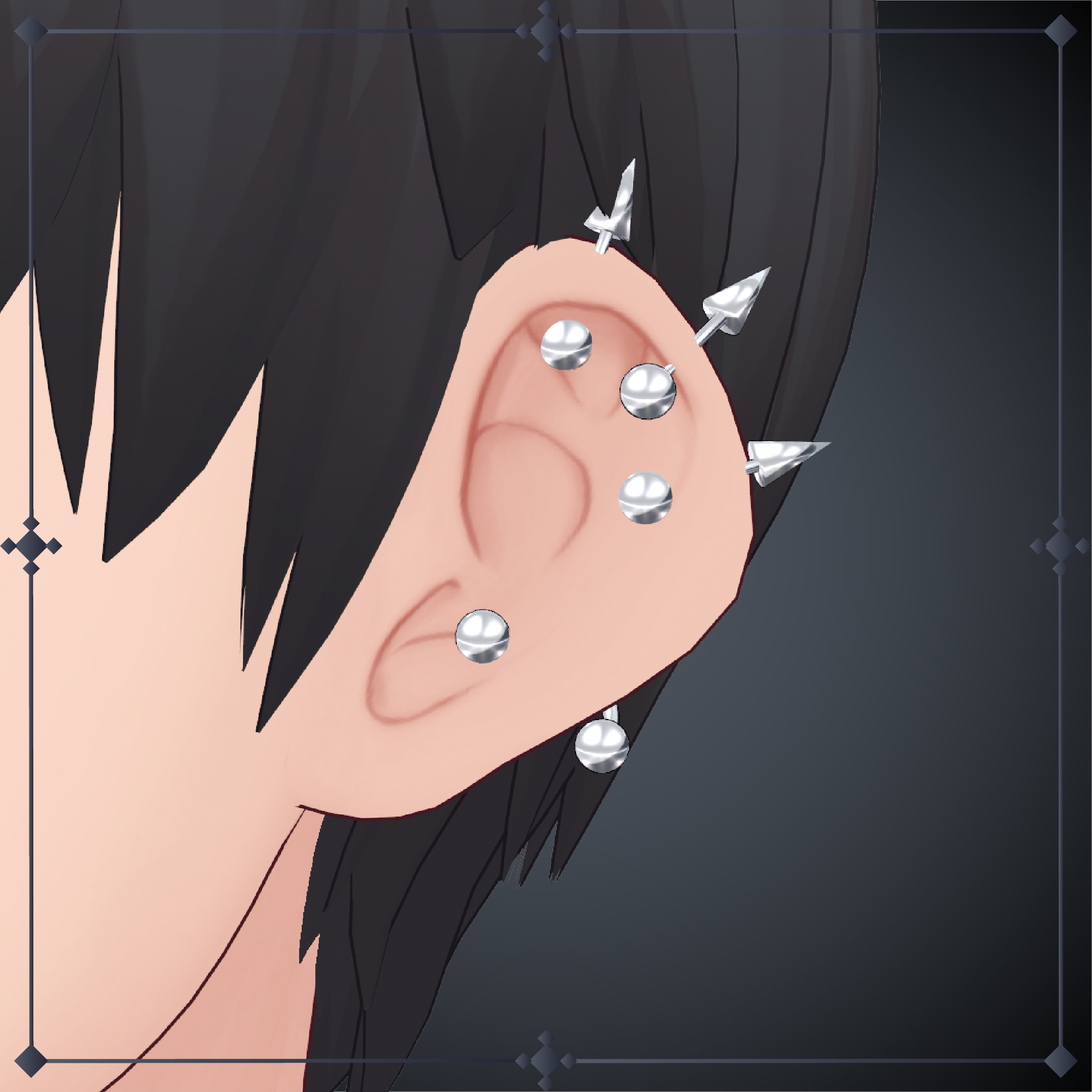 [VRoid] Accessory Set / アクセサリーセット - Kupopo Shop - BOOTH