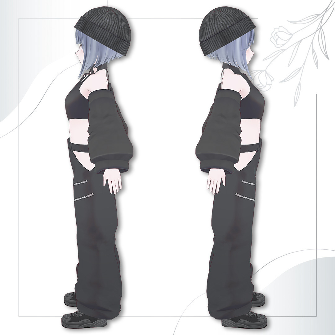[VRoid] Cat Ears Outfit Set / 猫耳 洋服セット - Kupopo Shop - BOOTH
