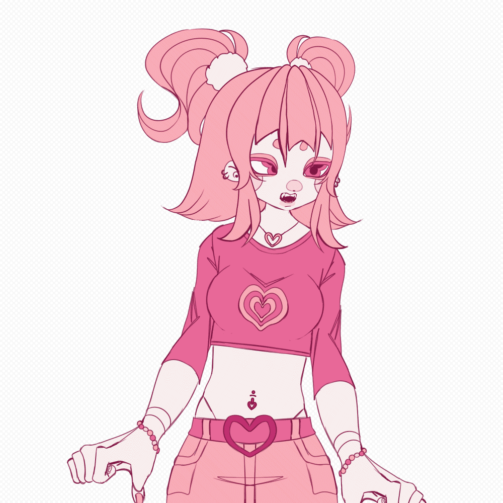 LIVE2D VTUBER MODEL FULL BODY FREE - bug-sprxy - BOOTH