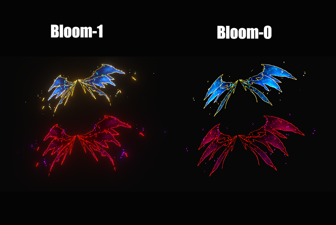 【VRC/Unity】夜空の翼 （2色セット / MA対応） - ちゃとら工房 - BOOTH