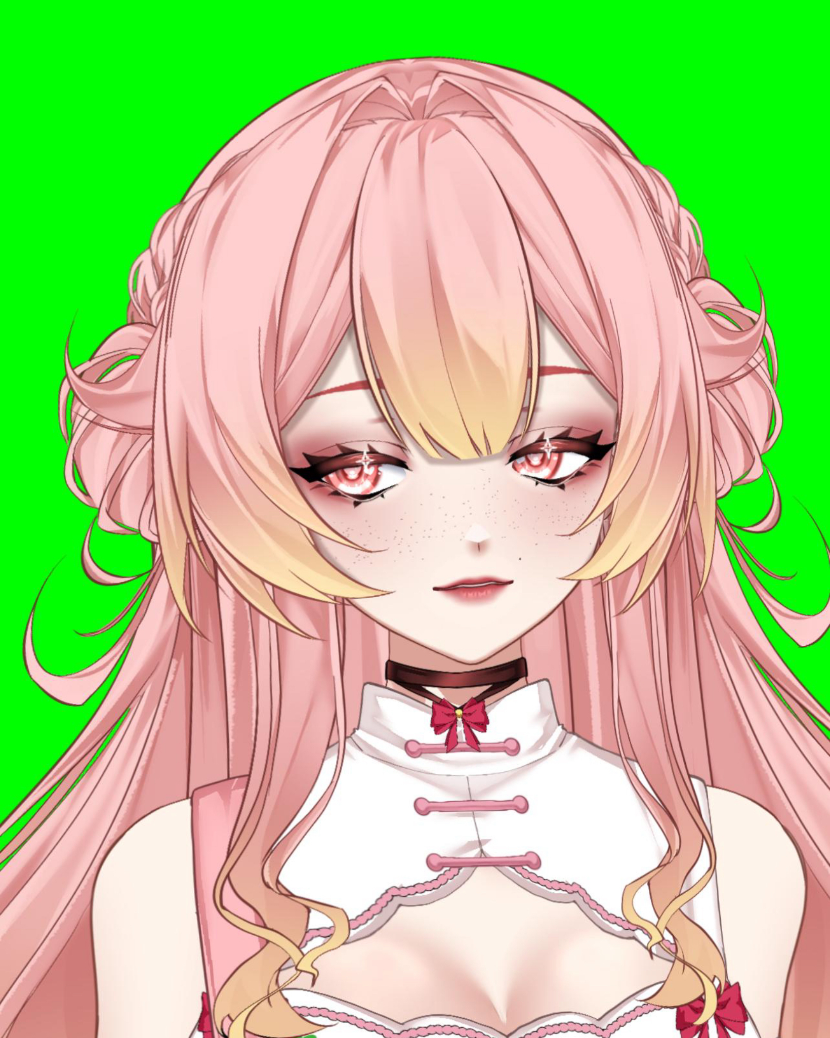 live2DModel Pink Strawberry Girl [Premade Vtuber Model/FULLY RIGGED ...