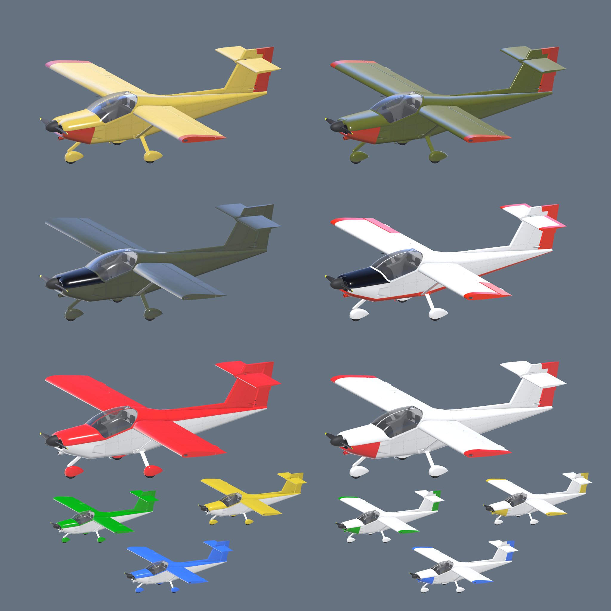 【VRChat】軽飛行機 JXP-12【Sacc's Flight】 - JAGAssets - BOOTH