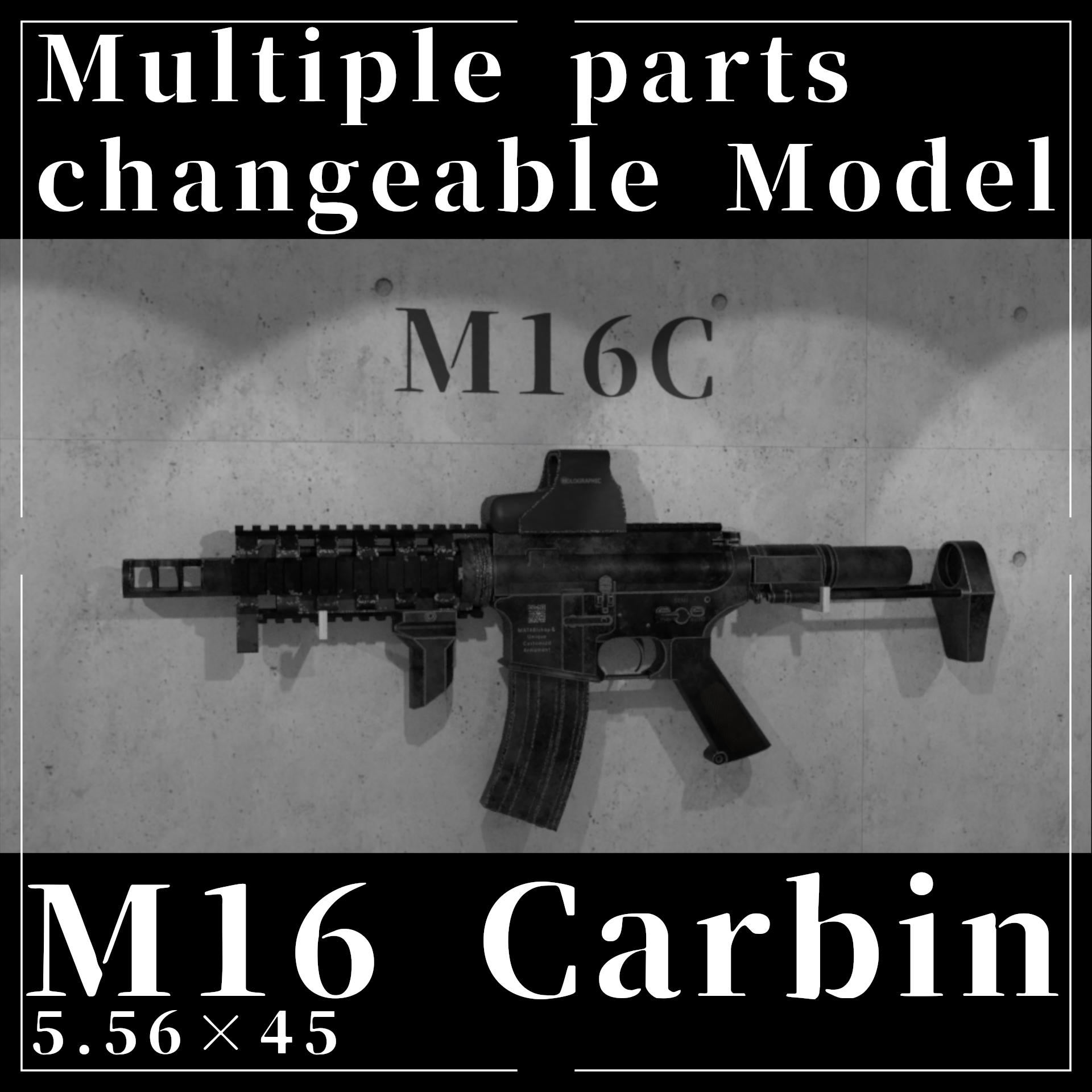 【パーツ切り替え式】M16C PATRIOT【映像制作/ゲーム制作/VRC向け】 - MATABIshop ...