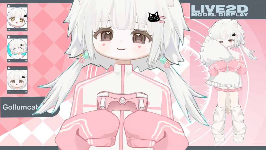 「live2dモデル」Gollumcat - 2dlivemodelStudio - BOOTH