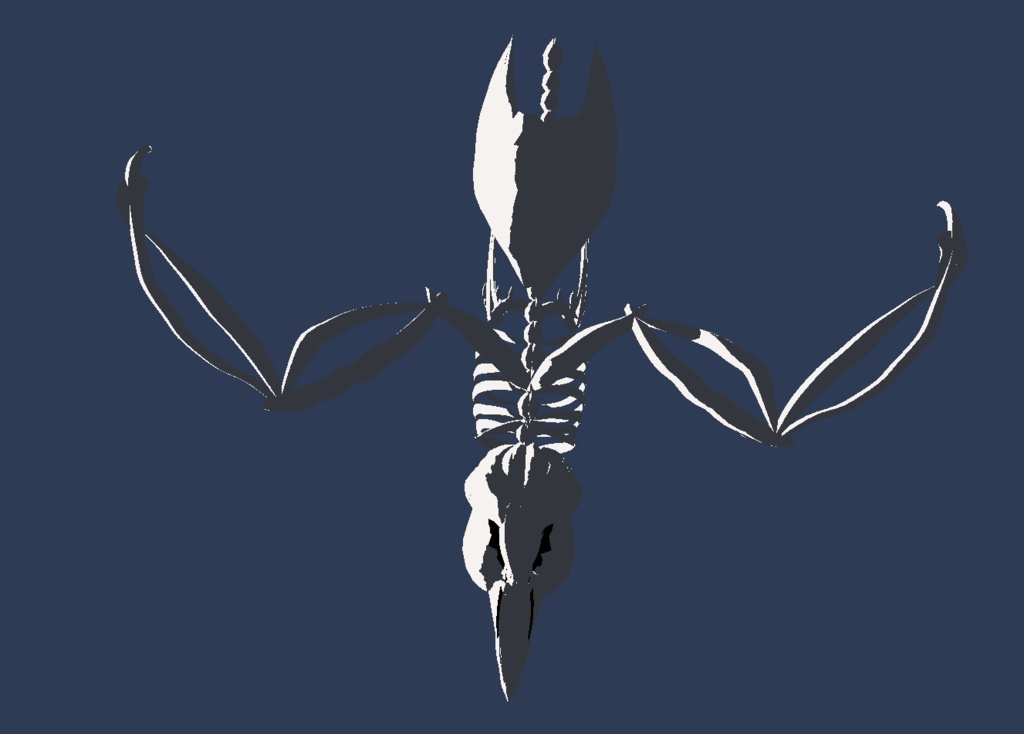 【VRoid/無料】正式版 動物の骨 第一弾 鳥 VRM - アンブラ＆ルーメン{Umbra＆lm} - BOOTH