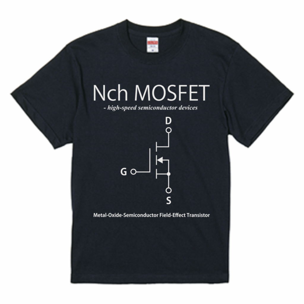 Nch MOSFET Tシャツ ネイビー - イチケン/ICHIKEN - BOOTH