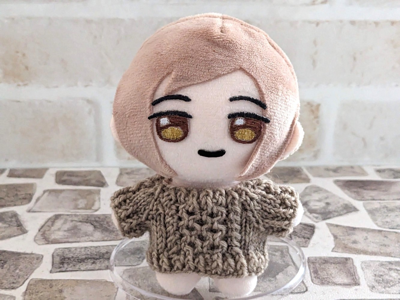 10-11cmぬい用 アラン模様セーター - 193_amimono - BOOTH