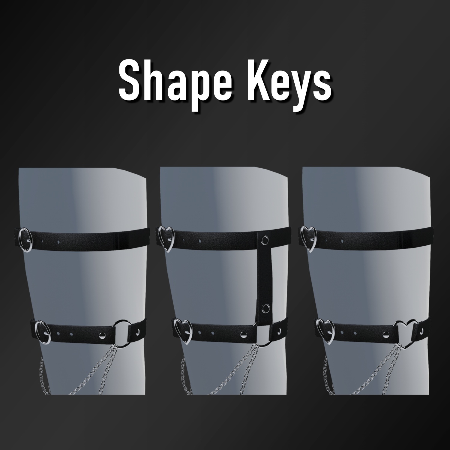 【6アバター対応】レッグチョーカー｜Leg Choker - funa ch. - BOOTH