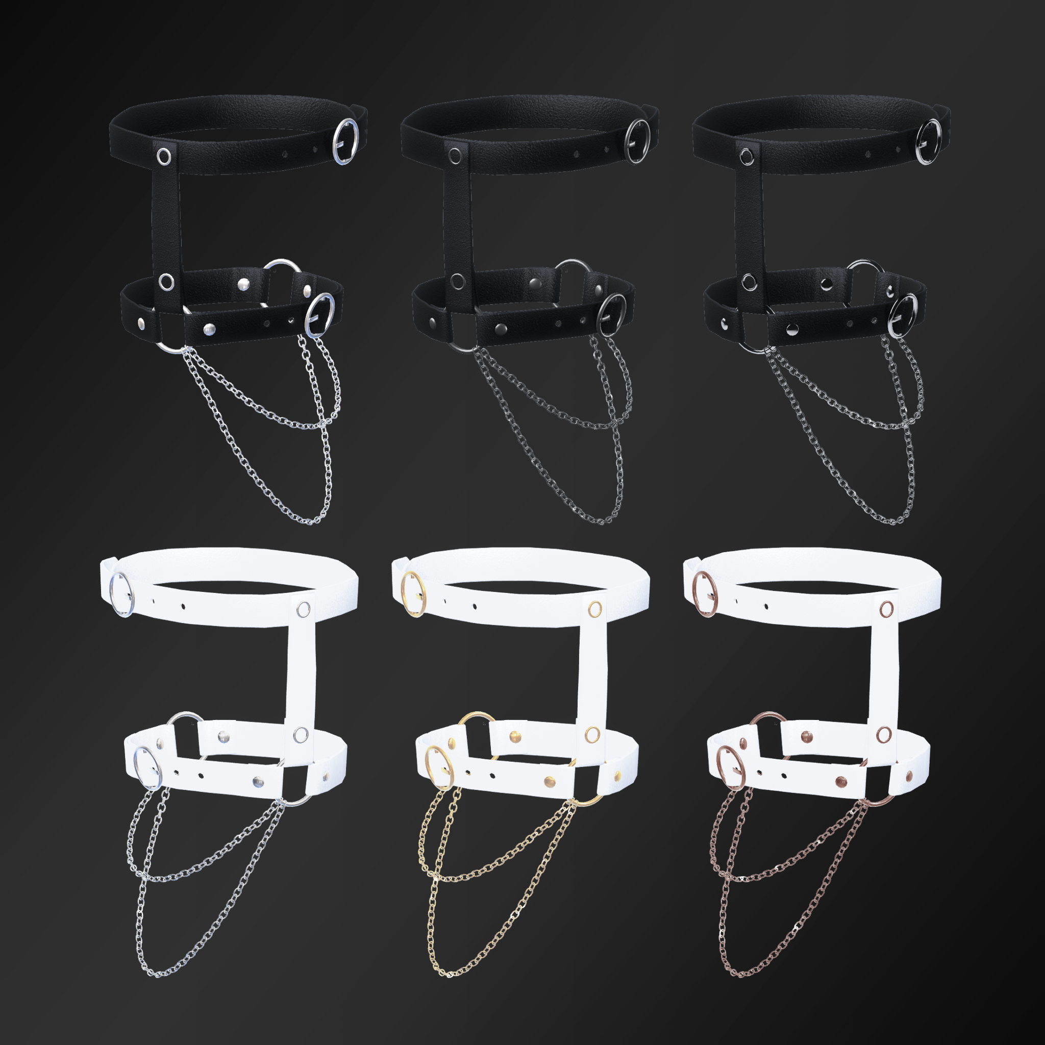 【6アバター対応】レッグチョーカー｜Leg Choker - funa ch. - BOOTH