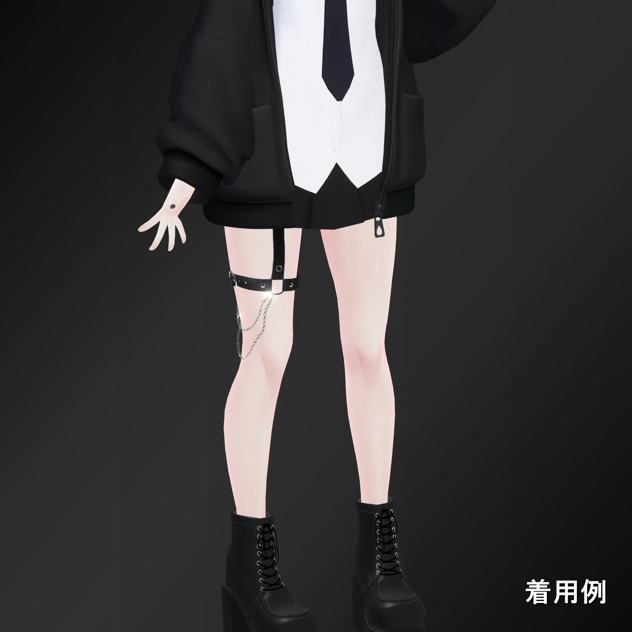 【6アバター対応】レッグチョーカー｜Leg Choker - funa ch. - BOOTH