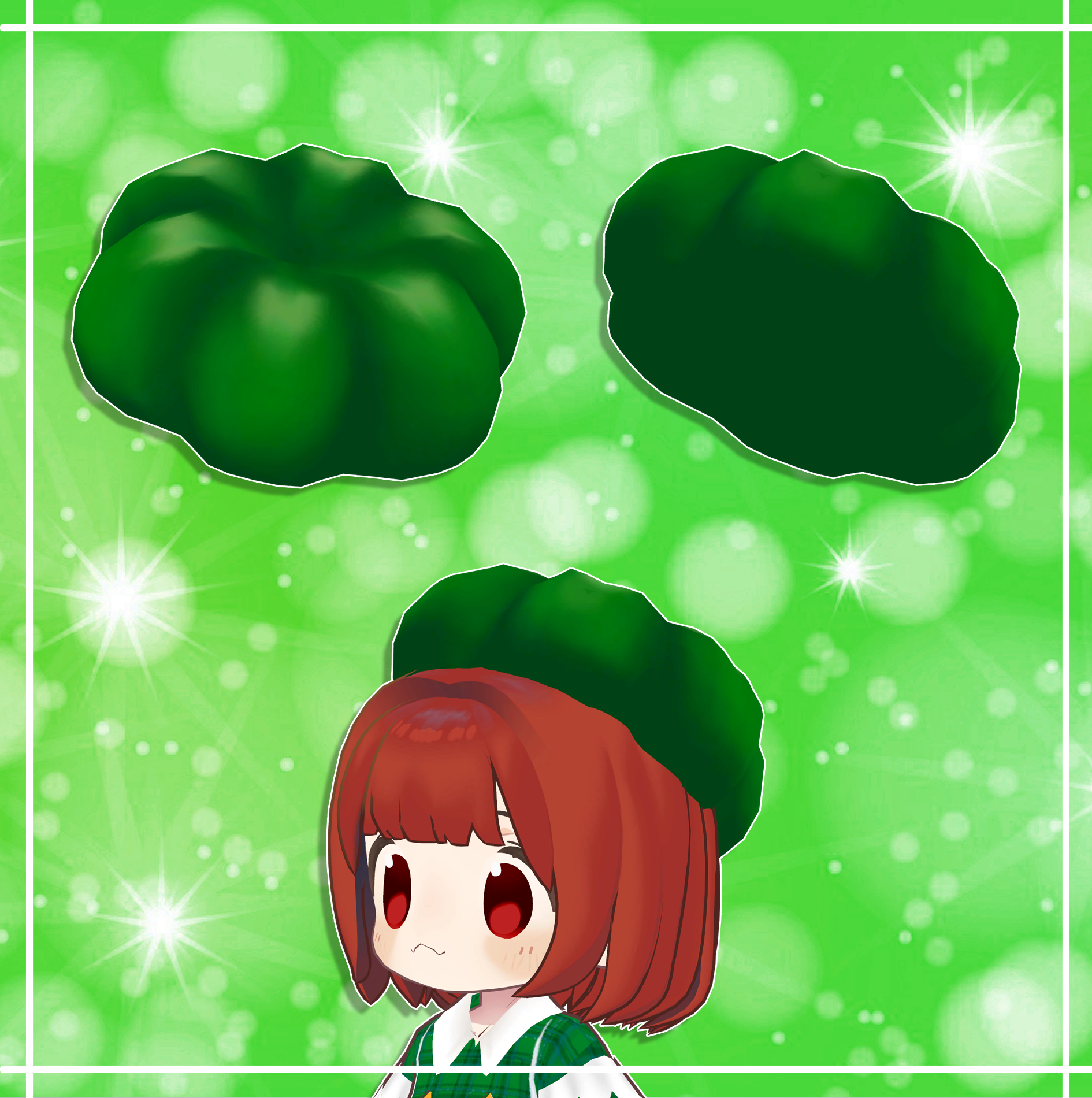 Bell pepper Hat / ピーマン帽子 - MARSTORA - BOOTH