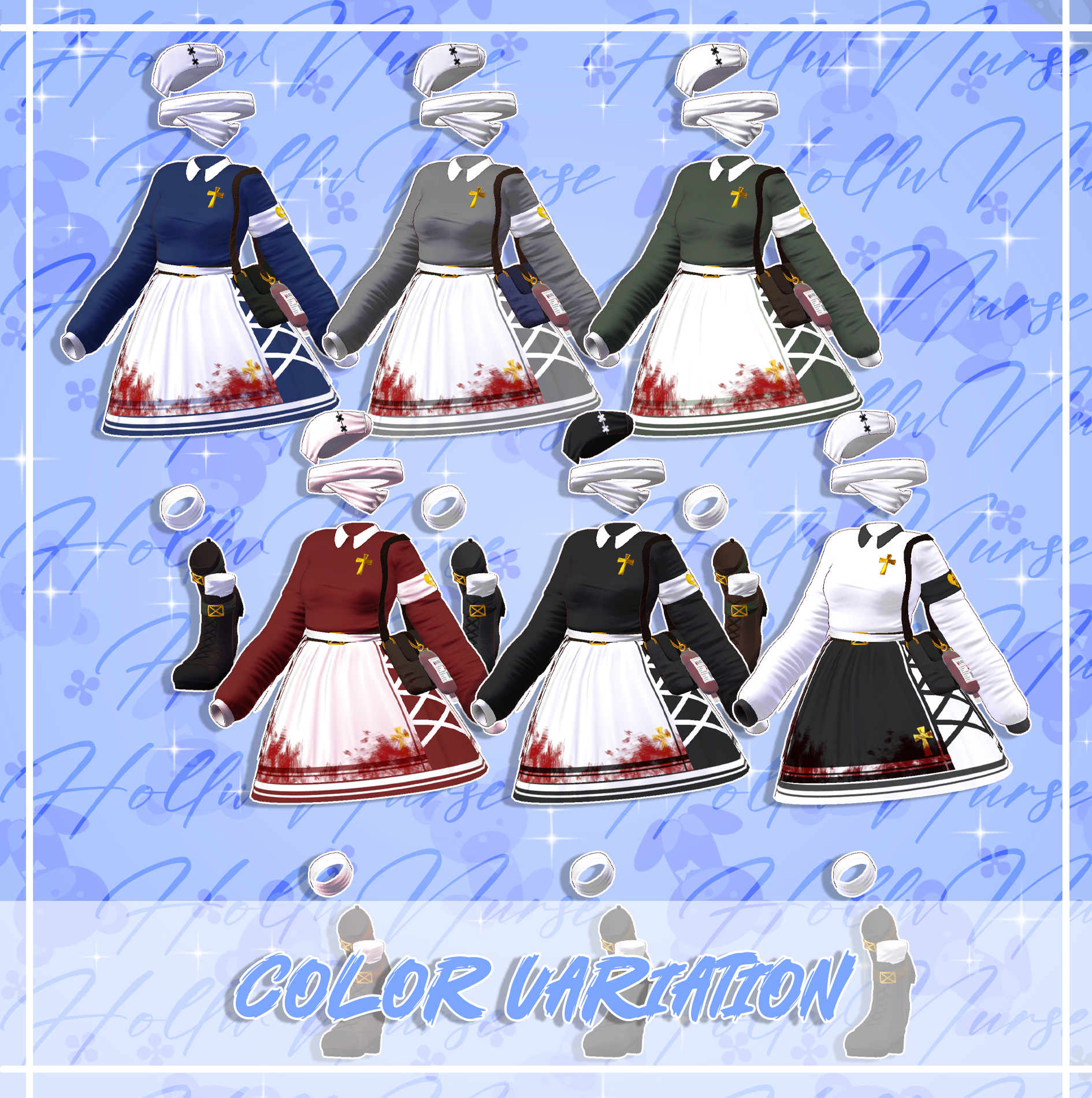 『5アバター対応』 HallowNurse - MARSTORA - BOOTH