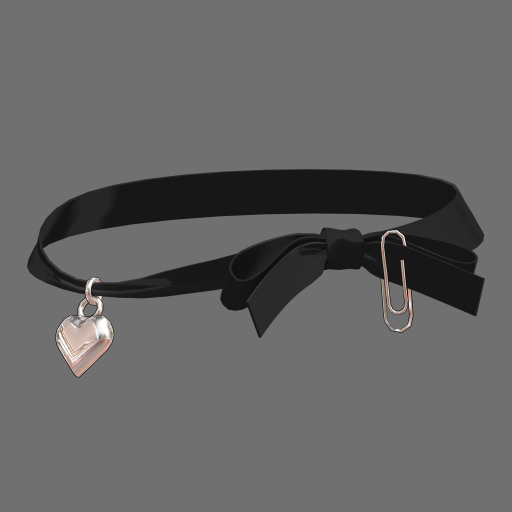 Ribbon Choker [10アバター対応] - silica-gel - BOOTH