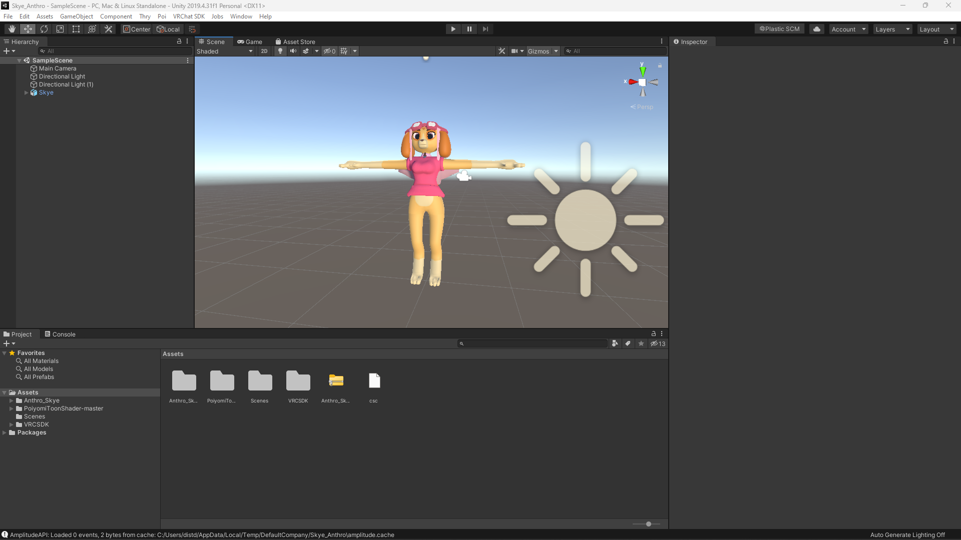 Anthro Skye (VRCHAT) - Cappy - BOOTH