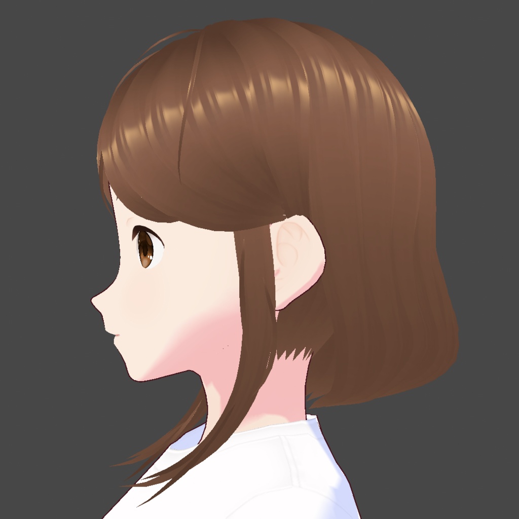 basic vroid hair - whiteoryx - BOOTH