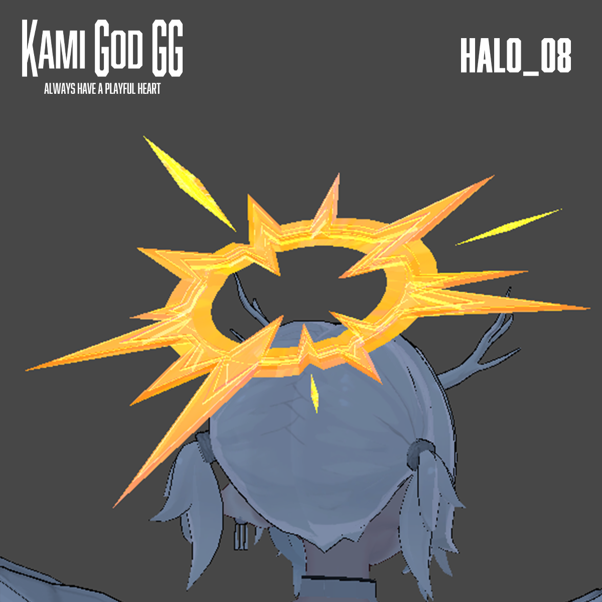 【VRChat想定】PB対応 神GODヘイロー07/08 天使の輪 / Angel halo - kamigodgg - BOOTH