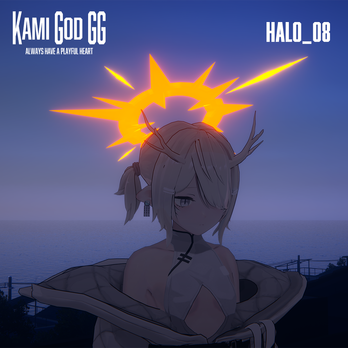 【VRChat想定】PB対応 神GODヘイロー07/08 天使の輪 / Angel halo - kamigodgg - BOOTH