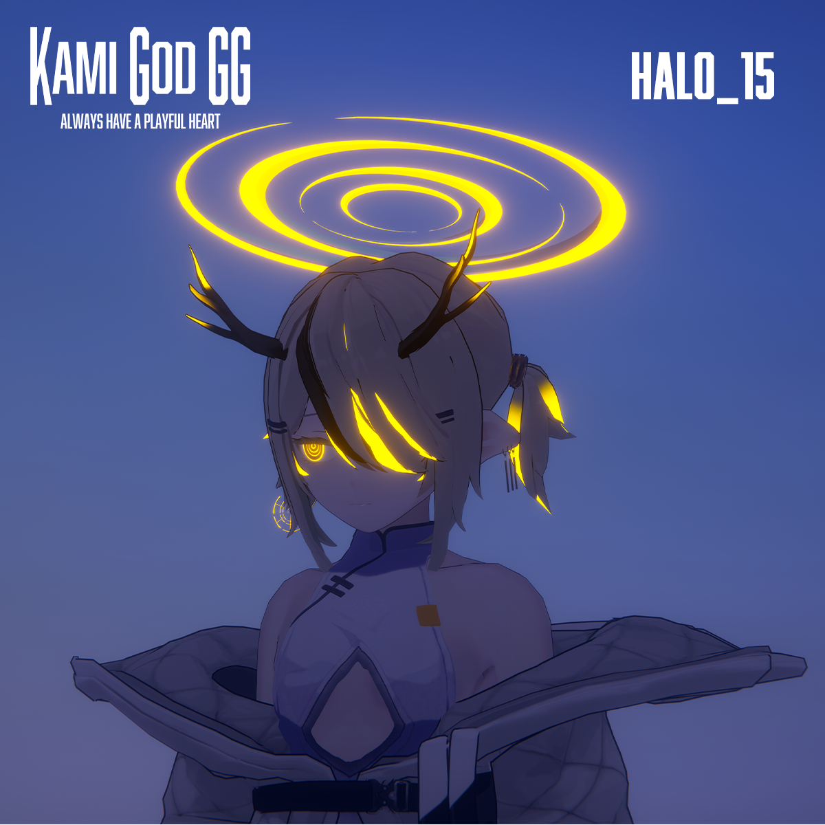 【VRChat想定】PB対応 神GODヘイロー015 天使の輪 / Angel halo - kamigodgg - BOOTH