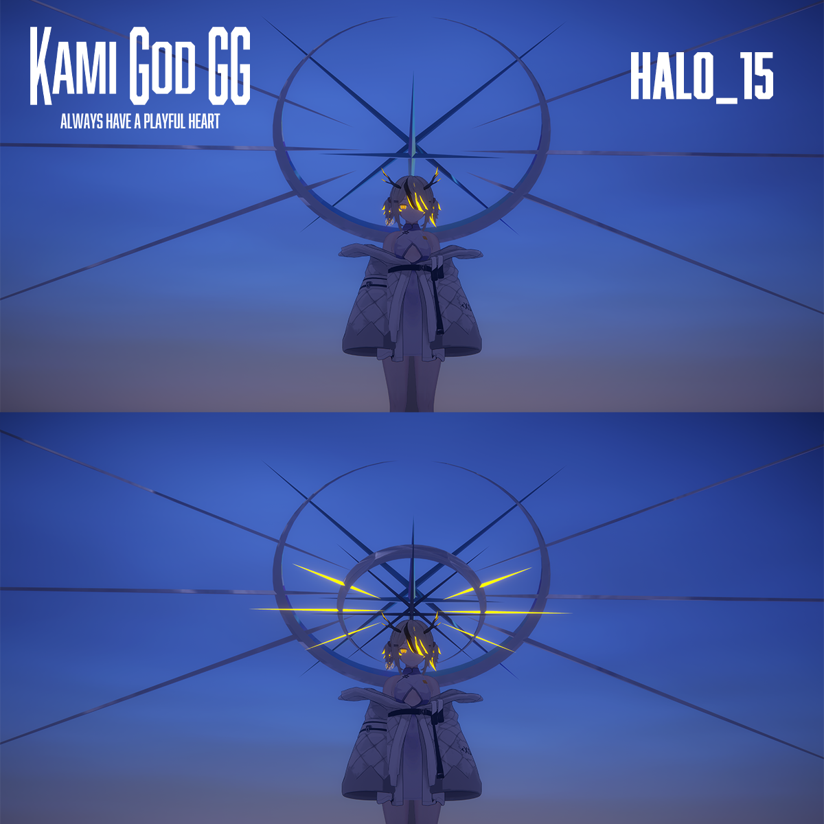 【VRChat想定】PB対応 神GODヘイロー015 天使の輪 / Angel halo - kamigodgg - BOOTH