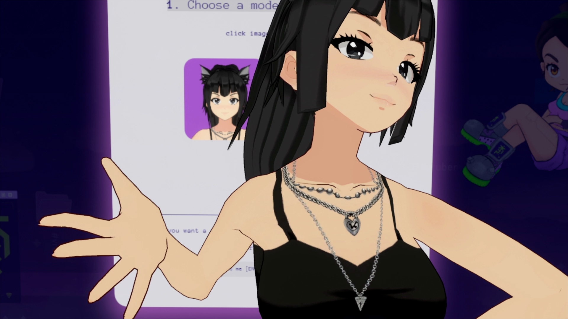 Vroid Free 3D Model - Nekochan😻 - Kitzoomer - BOOTH